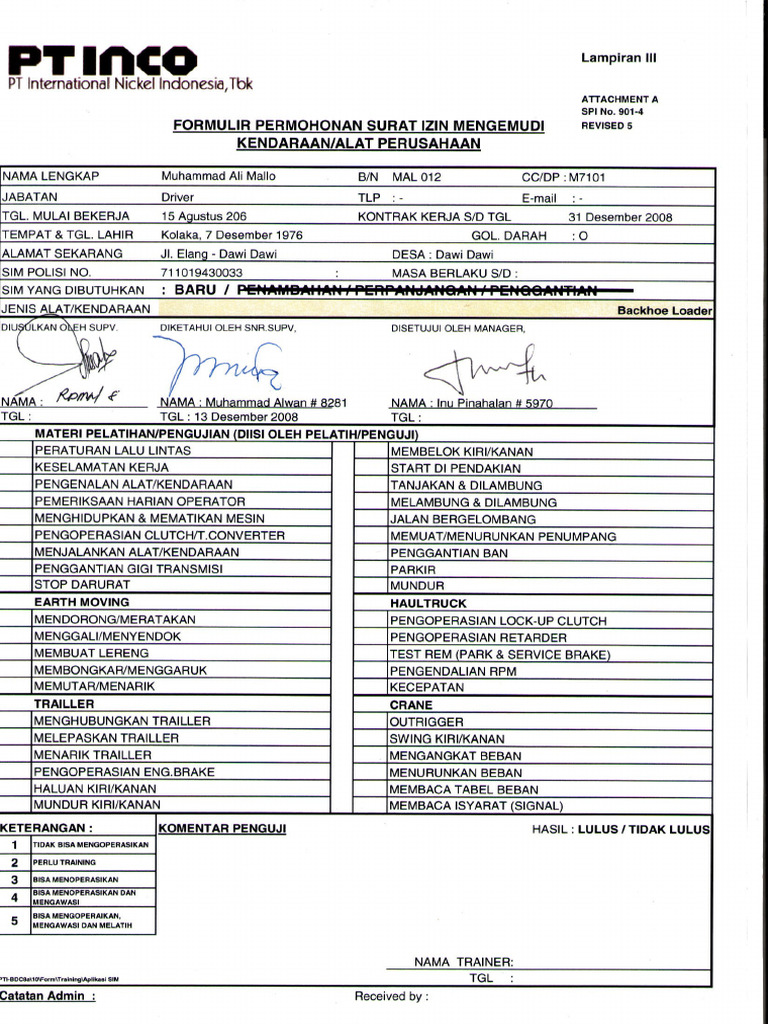 Appl SIMPER Backhoe Loader Muh. Ali Mallo | PDF