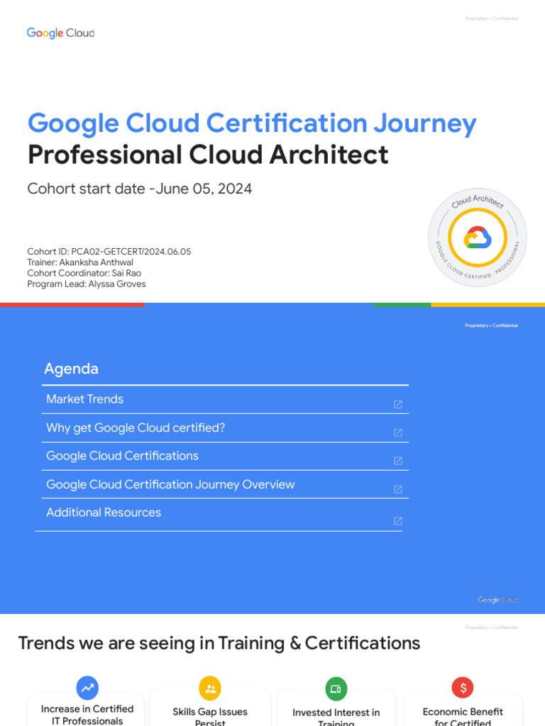 Google Cloud Architect Certification Guide | PDF | Cloud Computing ...