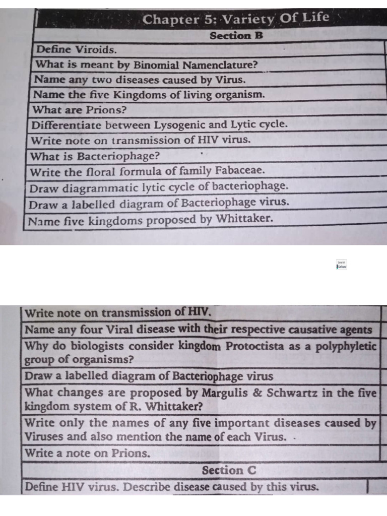 Question Bank Bioenergetics and Acellular Life | PDF