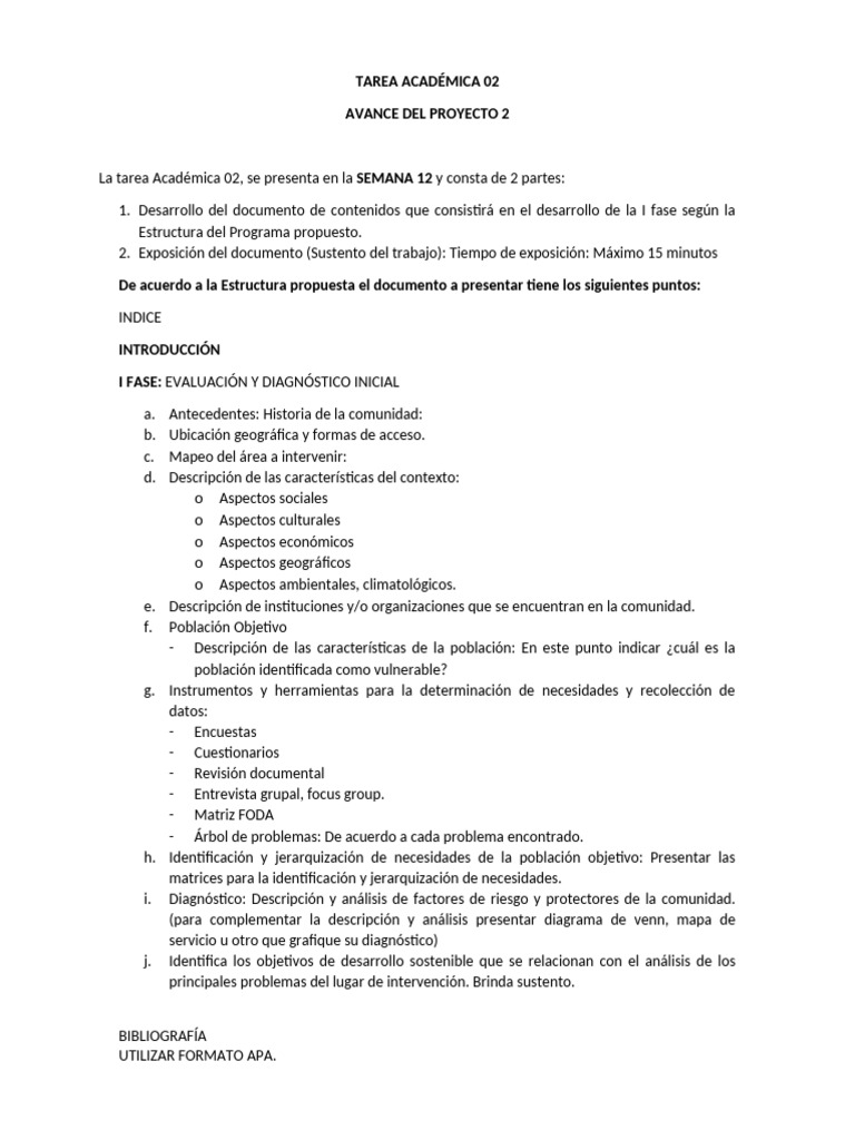 S12 - s1 - Pautas Tarea Académica 02 | PDF | Arte