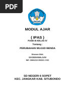 RPP Ipa Perubahan Wujud Benda | PDF