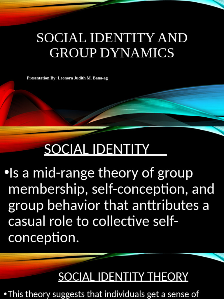 Social Identity and Group Dynamics | PDF | Identity (Social Science ...