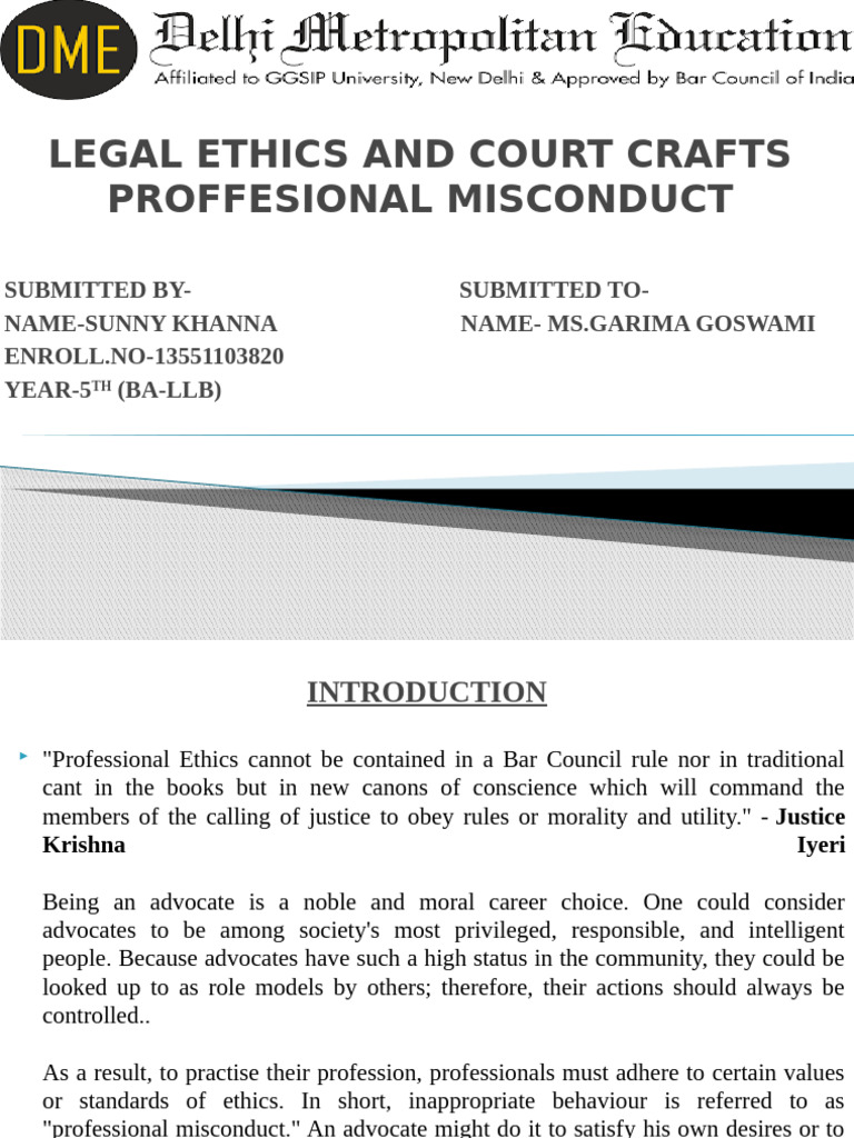 Legal Ethics | PDF | Advocate | Lawyer