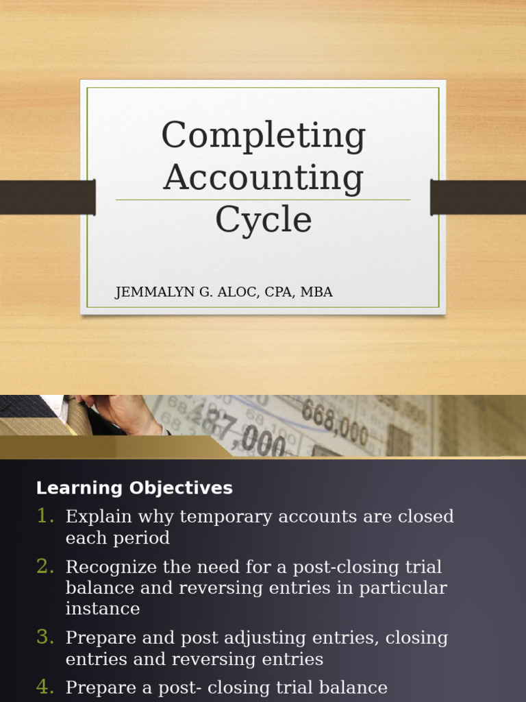 CHAPTER 6 Completing Accounting Cycle | PDF | Debits And Credits | Business
