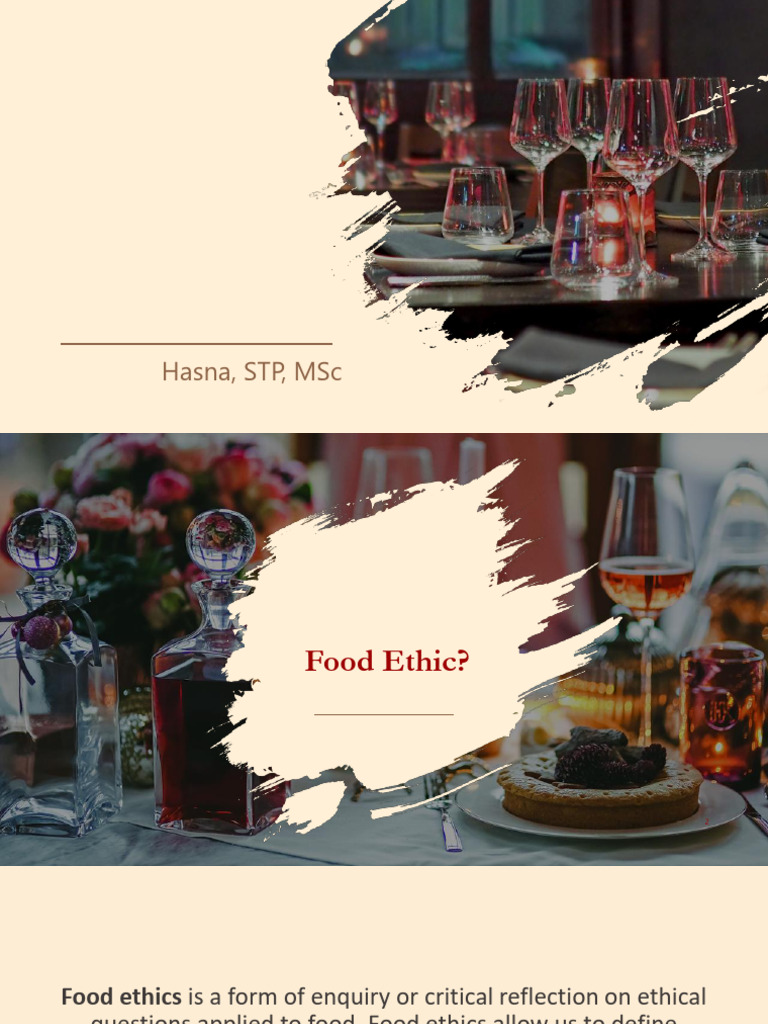 Food Ethics 2022 | PDF