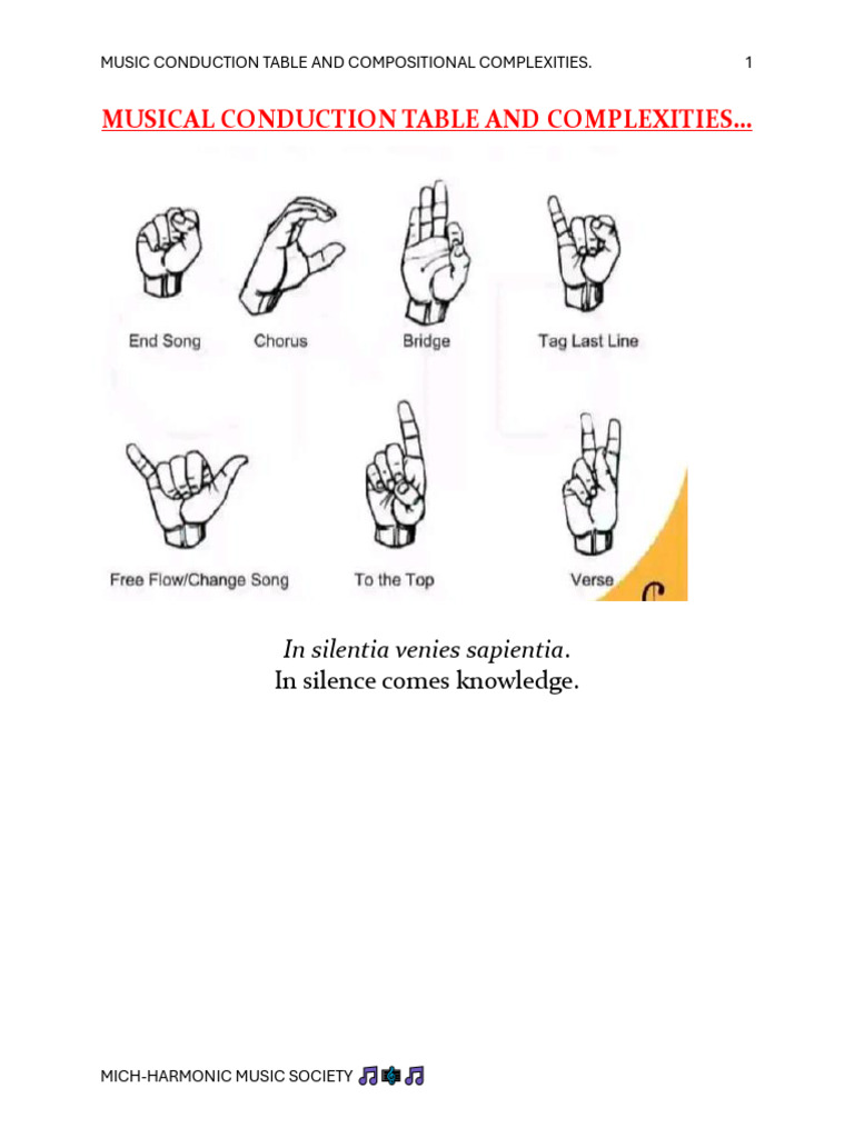 Music Conduction Techniques Explained | PDF | Conducting | Performing Arts