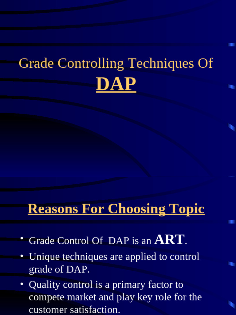 DAP Grade Control Techniques Explained | PDF | Sulfuric Acid | Ammonia