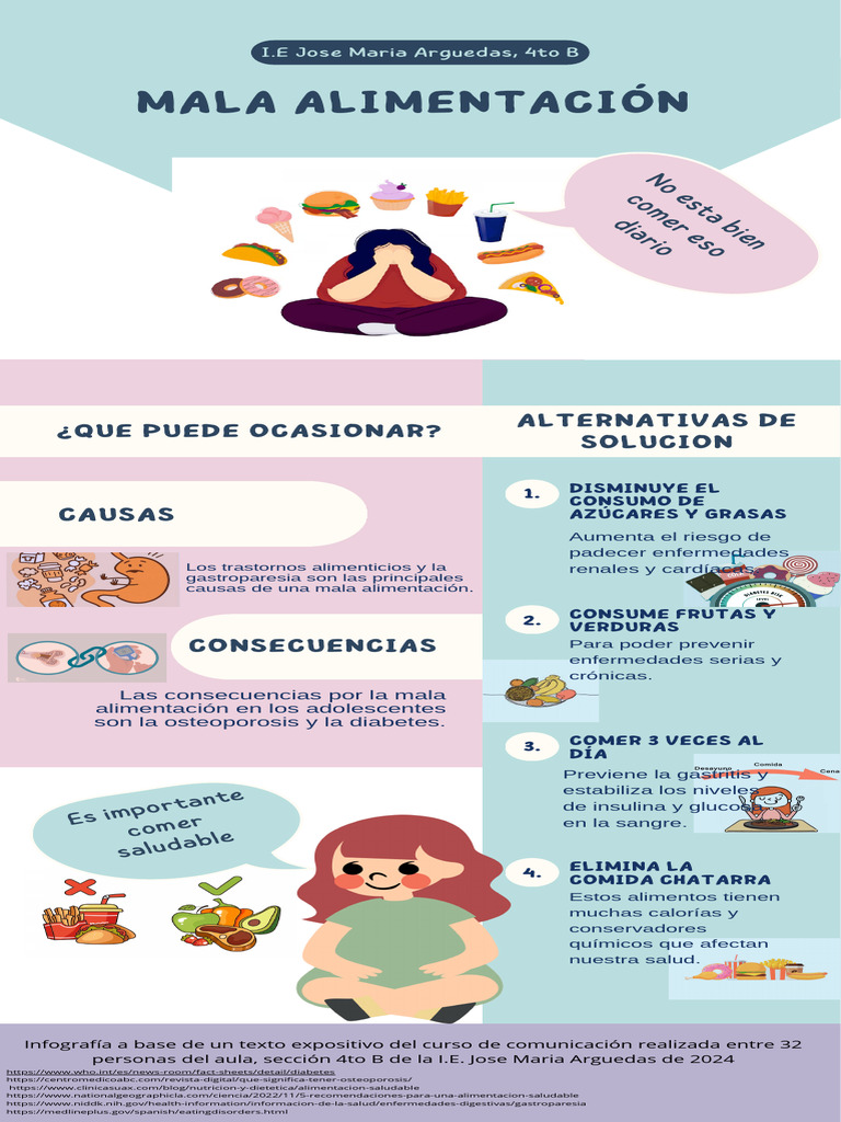 Consecuencias de la mala alimentación en niños | PDF | Alimentos ...