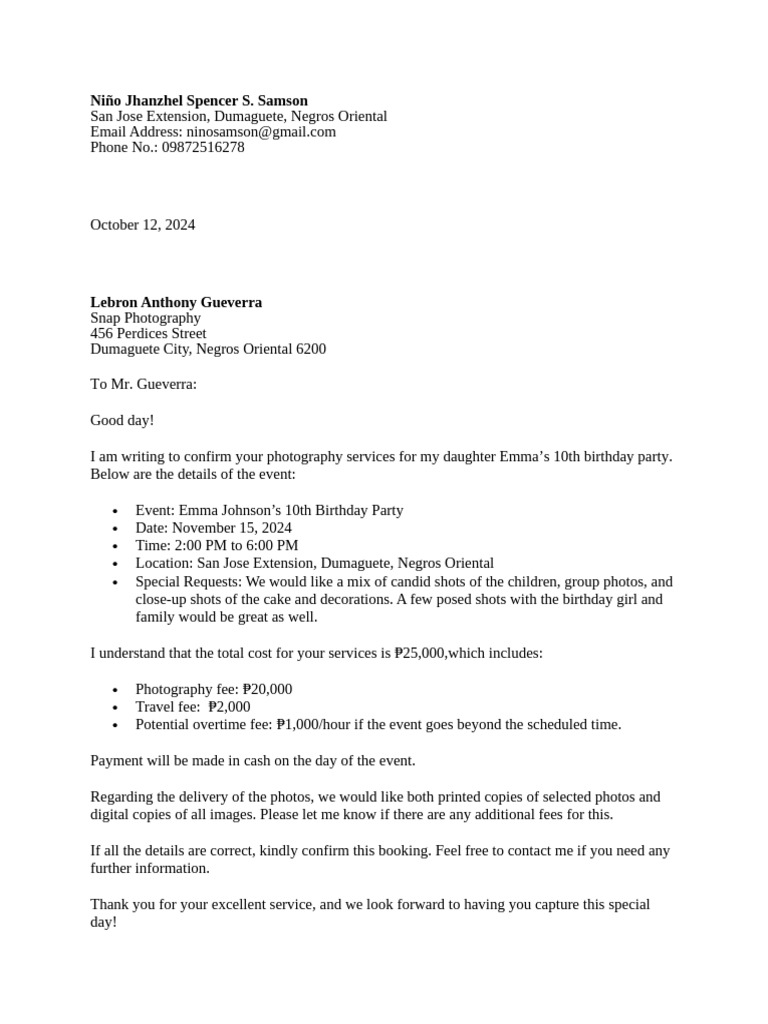 Order and Complaint | PDF