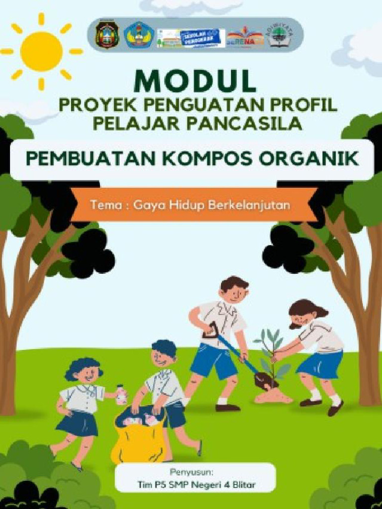 Modul p5 Pembuatan Kompos Organik Smpn 4 Blitar 20241101 133444 | PDF