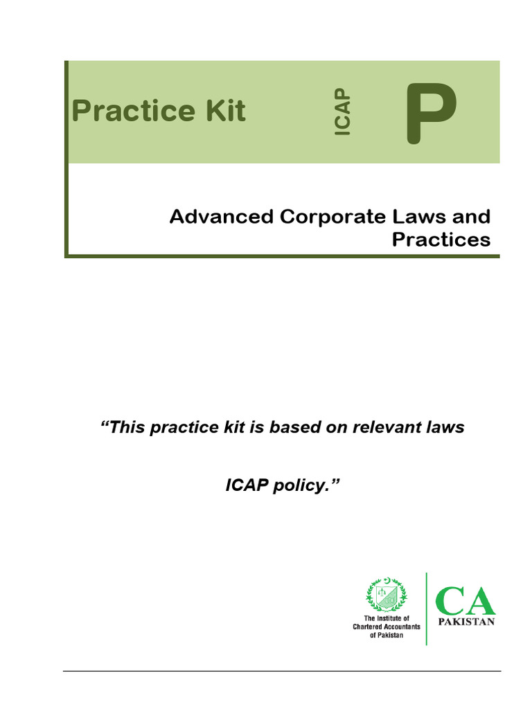 Cfap 2 2024 PK | PDF | Accountant | Securities (Finance)