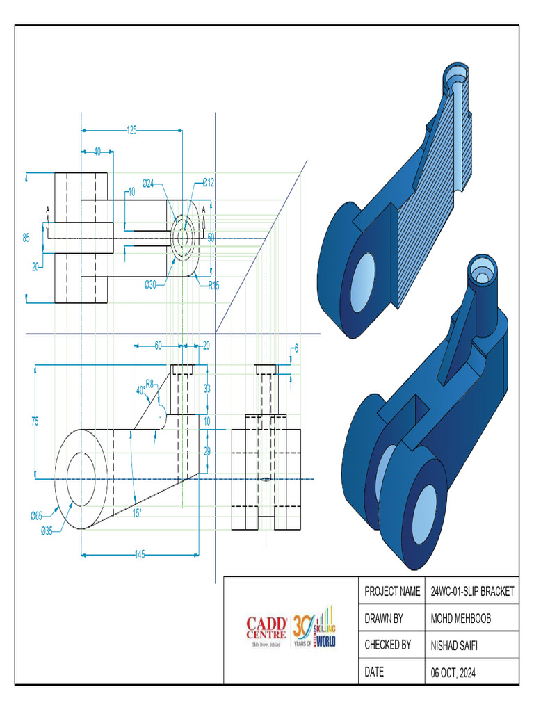 Autocad Project 3 | PDF