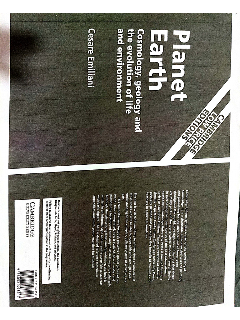 Planet Earth Cosmology | PDF
