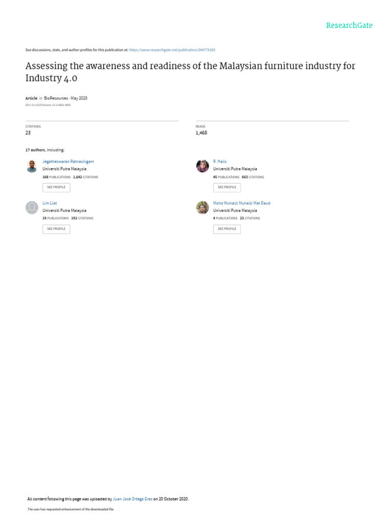 BioRes 15-3-4866 Ratnasingam Assessing Awareness Readiness Malaysian Furniture Industry 17188 ...