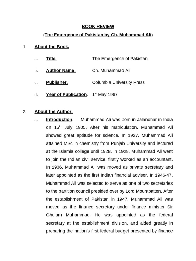 The Emergence of Pakistan Overview | PDF | Partition Of India | Pakistan
