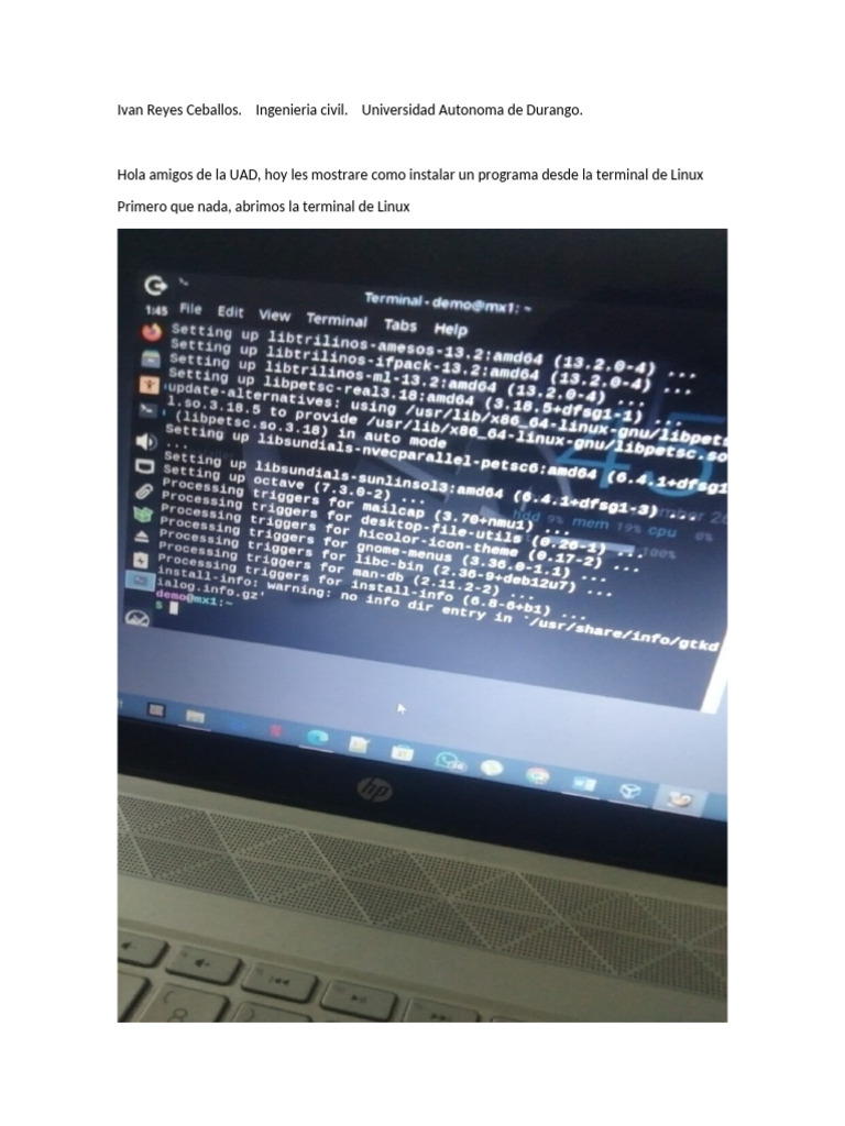 Instalar Octave en Linux desde Terminal | PDF | Informática | Tecnología
