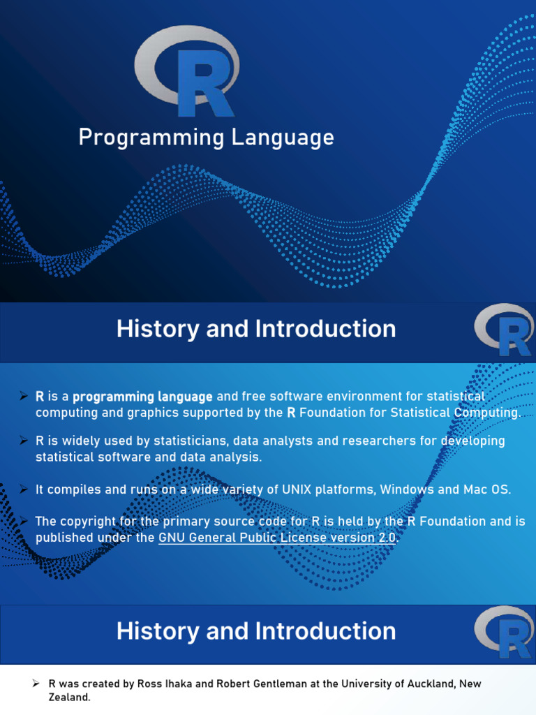 Pplpresentation 211012192639 | PDF | R (Programming Language) | Reserved Word