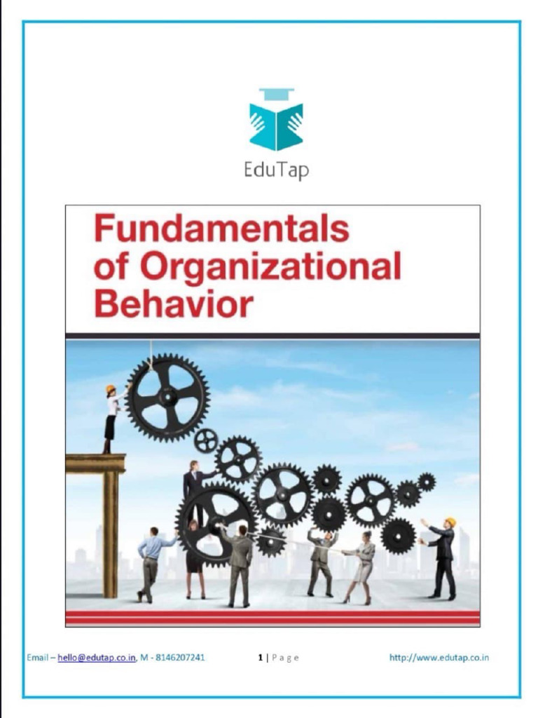 Organization Behaviour | PDF