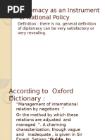 Types of Diplomacy Explained | PDF | Diplomacy | Diplomat