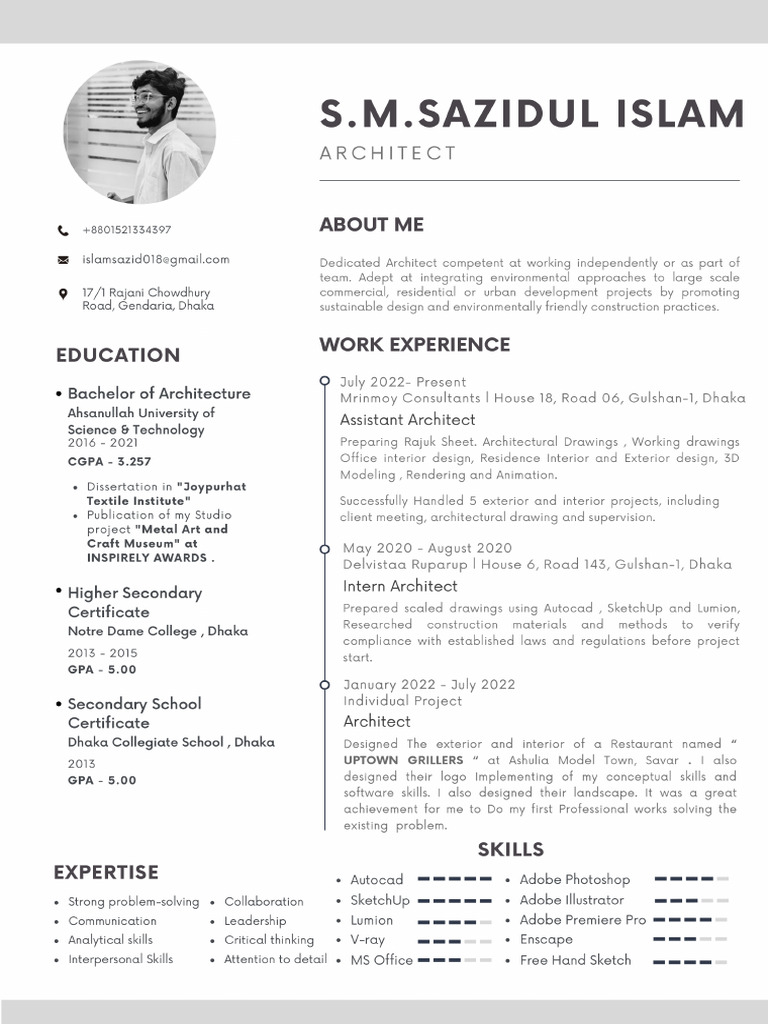 S.M.Sazidul Islam CV | PDF