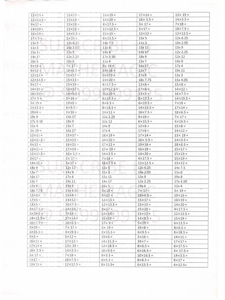 0000TABLES RANDOM sq2 | PDF