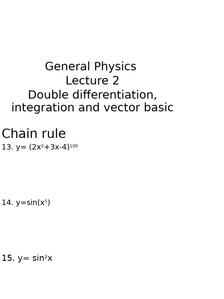 General Physics Lecture 2 Pdf Euclidean Vector Velocity