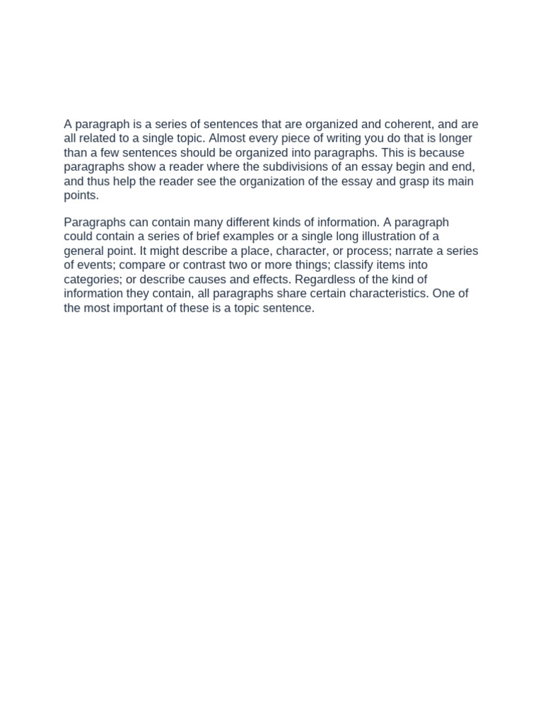Understanding Paragraph Structure | PDF | Career & Growth | Language Arts & Discipline