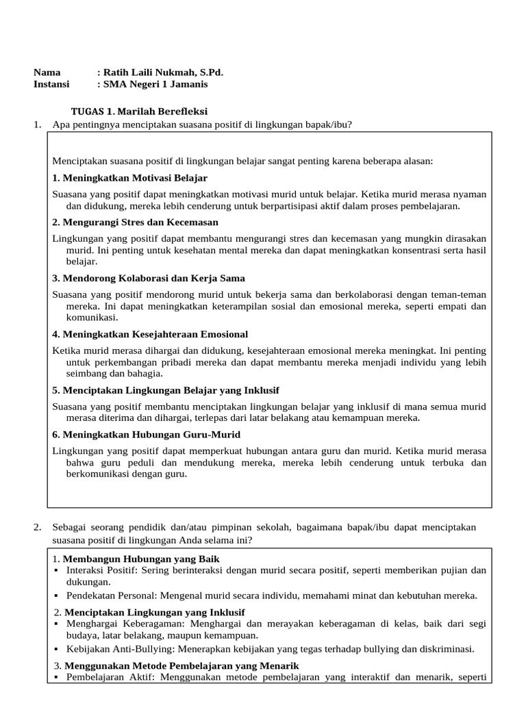 LK Modul 1.3 Level | PDF | Pengembangan Diri