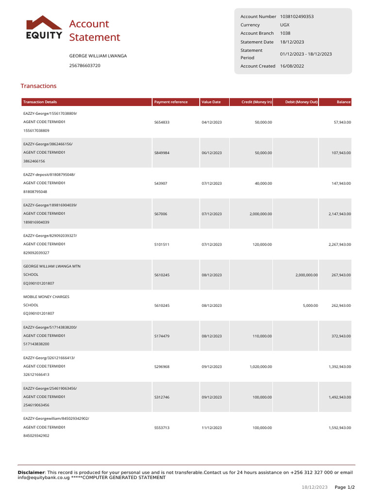 RECEIPT | PDF | Debits And Credits | Credit Card