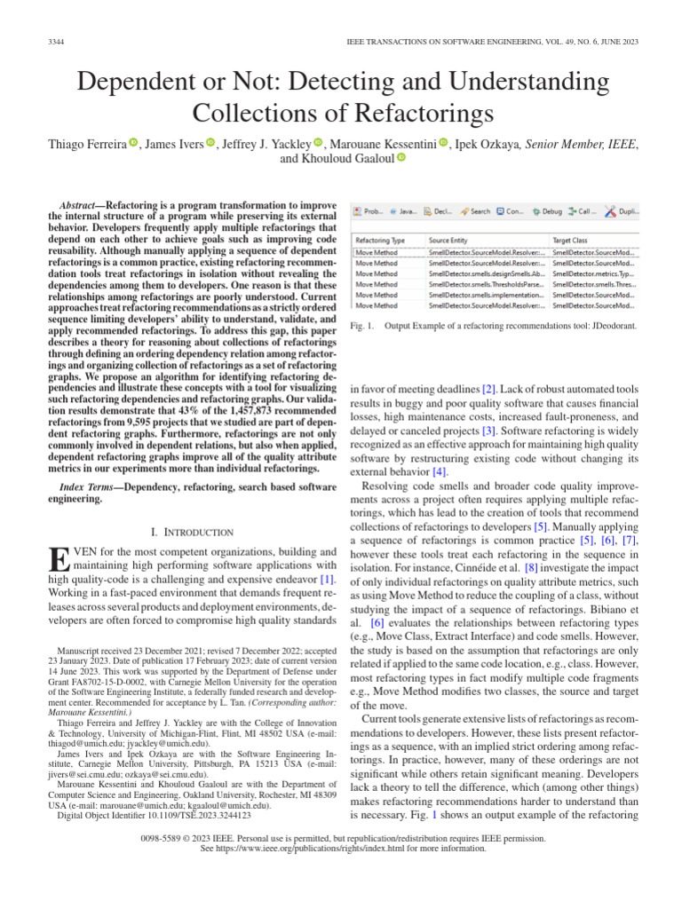 2023 - Dependent or Not - Detecting and Understanding Collections of ...
