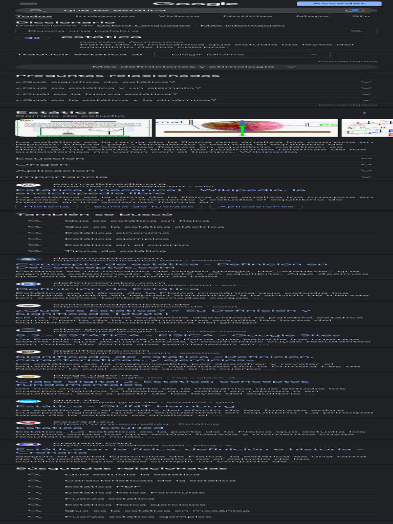 que es estatica - Buscar con Google | PDF | Mecánica | Fuerza