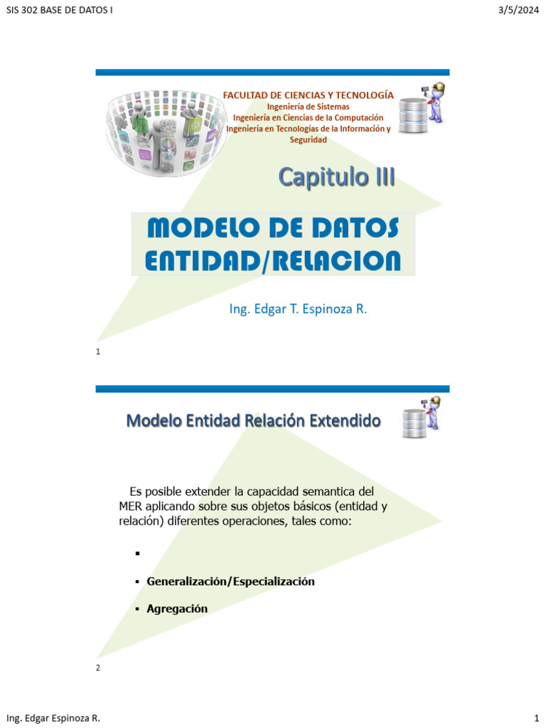 Capitulo 3 2 | PDF | Objeto (informática) | Bases de datos