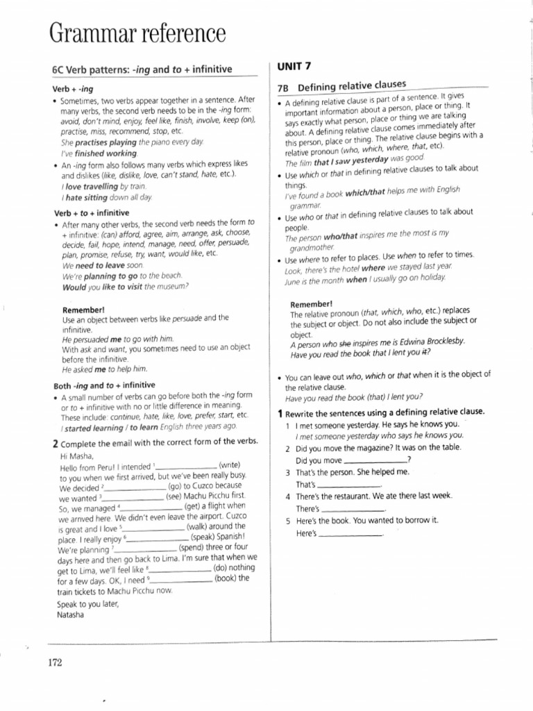 Anh Van 2 - Grammar Reference | PDF