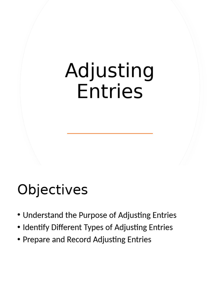 Adjusting Entries | PDF | Depreciation | Debits And Credits