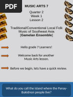 Panay Bukidnon Bamboo Instruments and Gamelan | PDF | Performing Arts ...