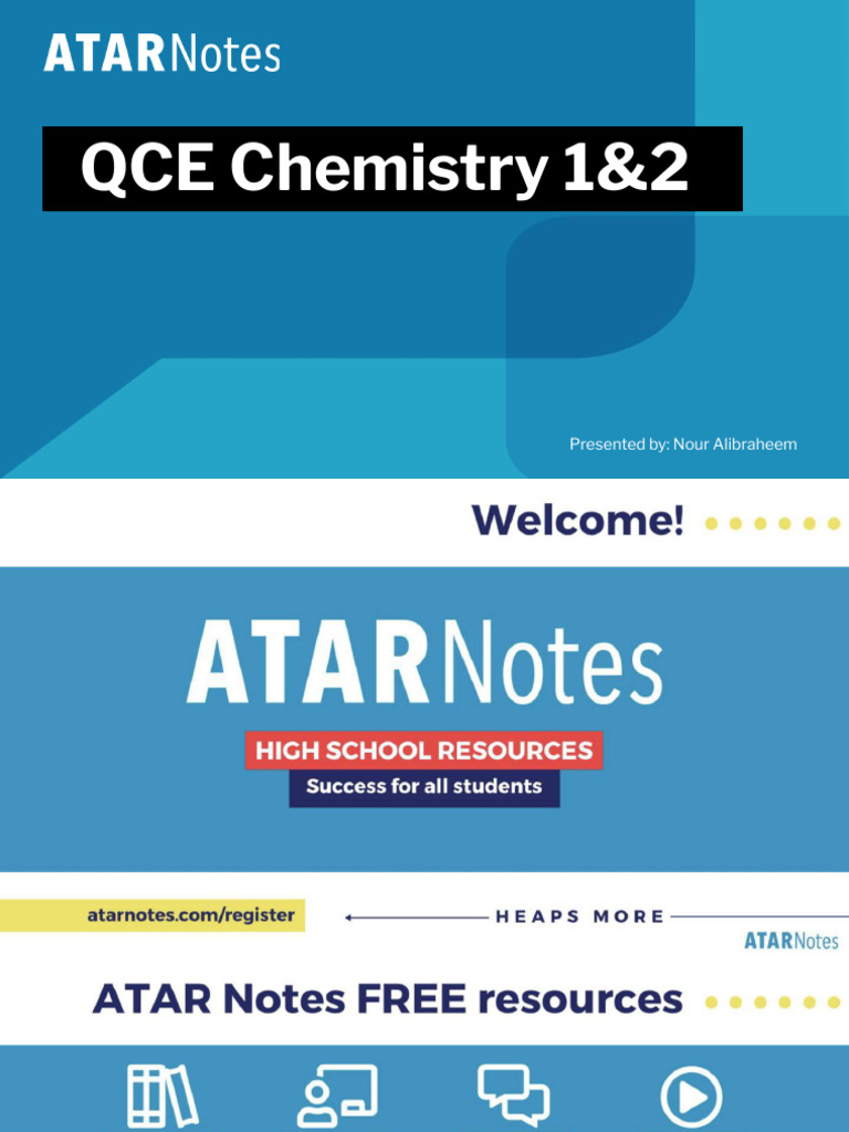 QCE Notes Chemistry | PDF | Intermolecular Force | Chemical Polarity