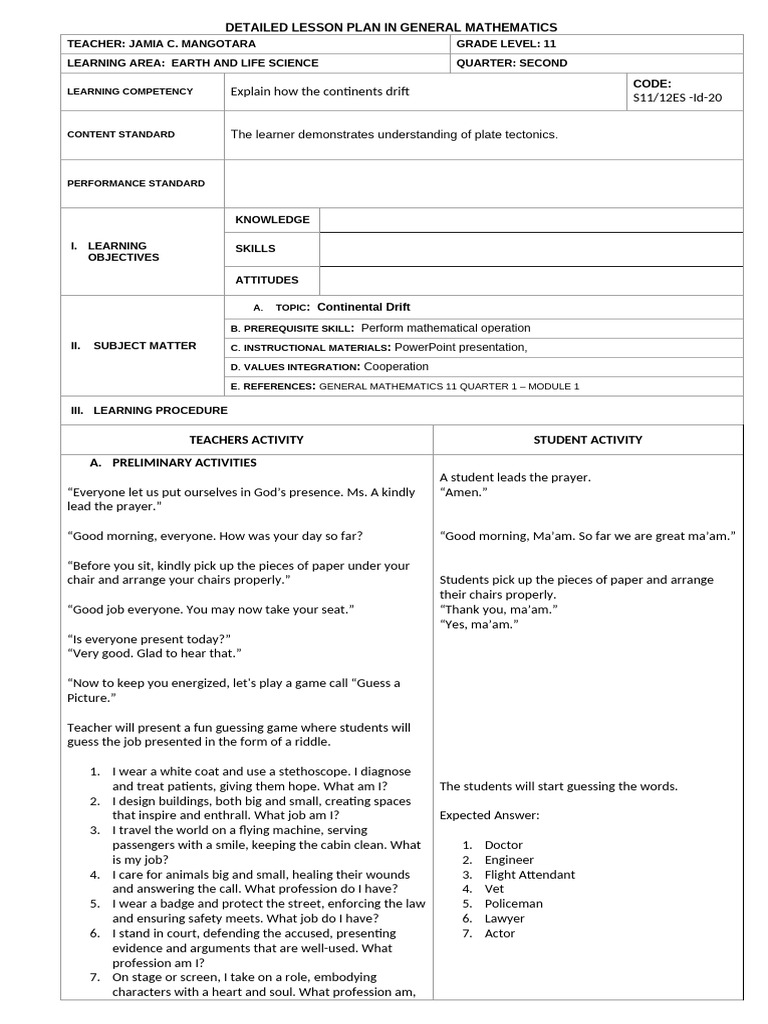 DLP ELS | PDF | Function (Mathematics) | Equations