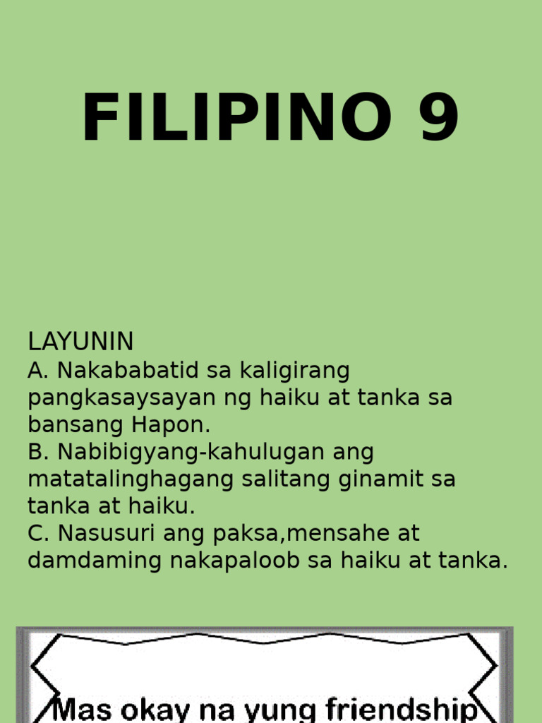 Filipino 9 Q2 M2 | PDF