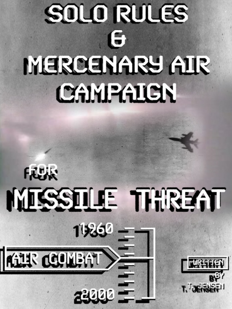 Solo Rules and Mercenary Air Campaign v1.7 Printer Friendly | PDF ...