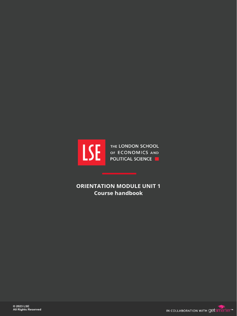 LSE Public Policy Course Guide | PDF | Evaluation | Policy