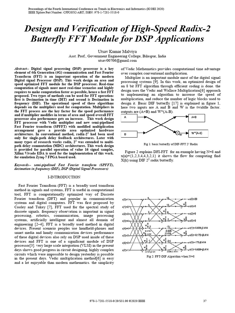 10 1109@icoei48184 2020 9143051 | PDF | Fast Fourier Transform ...
