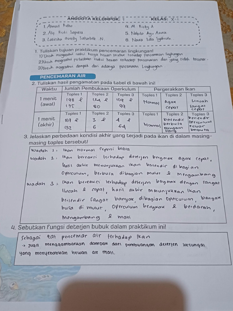 Kelompok 1 Visual Biologi X E1 | PDF