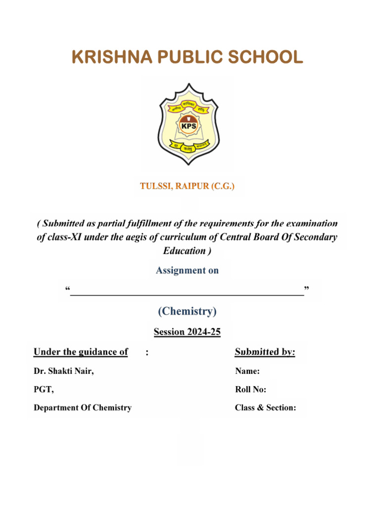 KPS Project Sheet | PDF