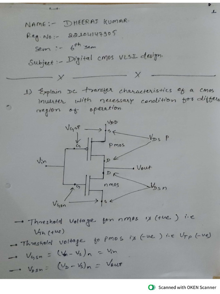 VLSI assignment 1 and 2 | PDF