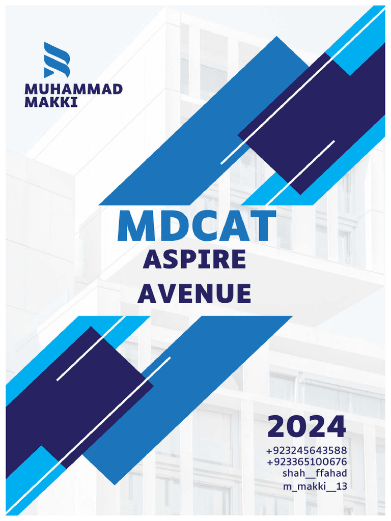 Biology Notes by Muhammad Ali - Mdcat Aspire Avenue | PDF