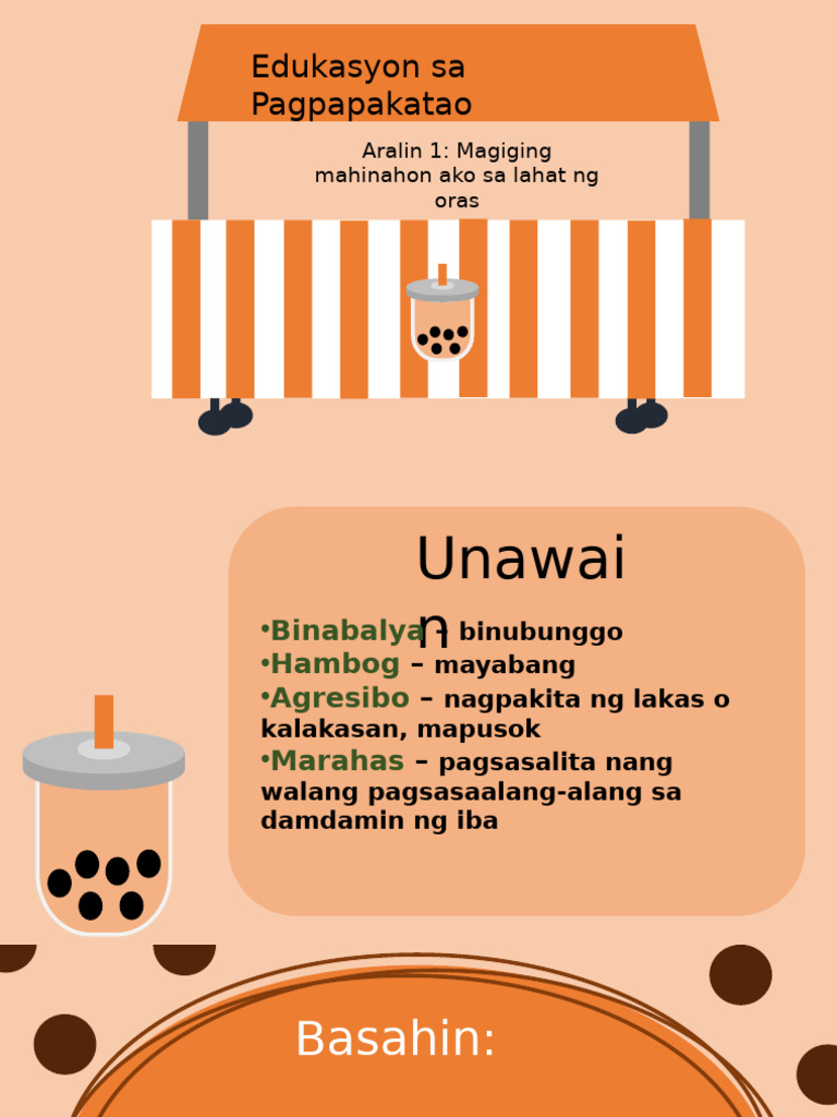 Aralin 5 - Magiging Mahinahon Ako Sa Lahat NG Oras | PDF