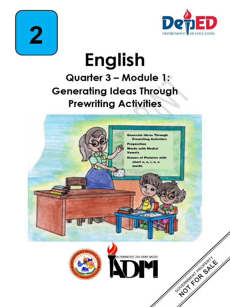 English2 q3 Mod1 Generatingideasthroughprewritingactivities v5 | PDF ...