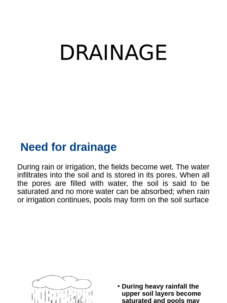 Drainage | PDF | Drainage | Soil