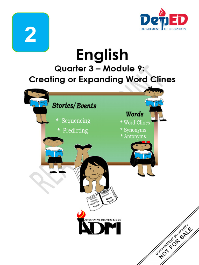 English2 q3 Mod9 Creatingorexpandingwordclines v5 | PDF | Learning | Teachers