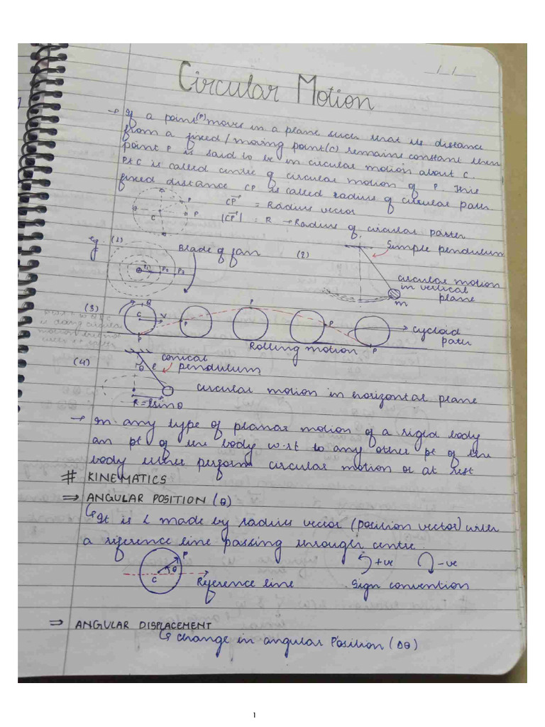 Circular Motion | PDF